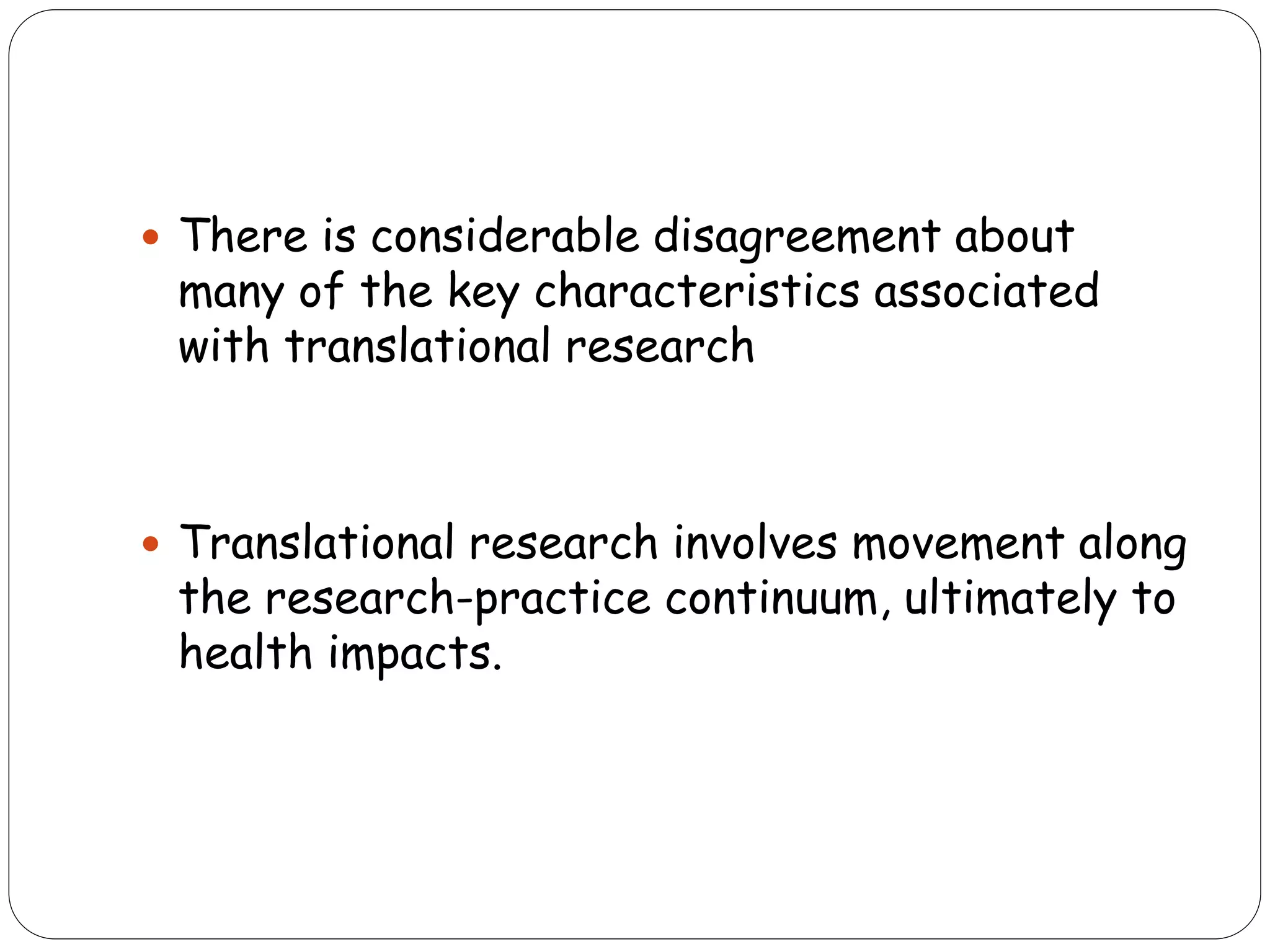 Translational research | PPTX