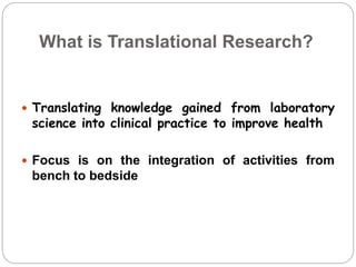 Translational research | PPTX
