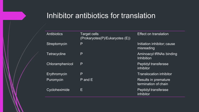 Translation And Its Regulation Post Translational Modification Ppt