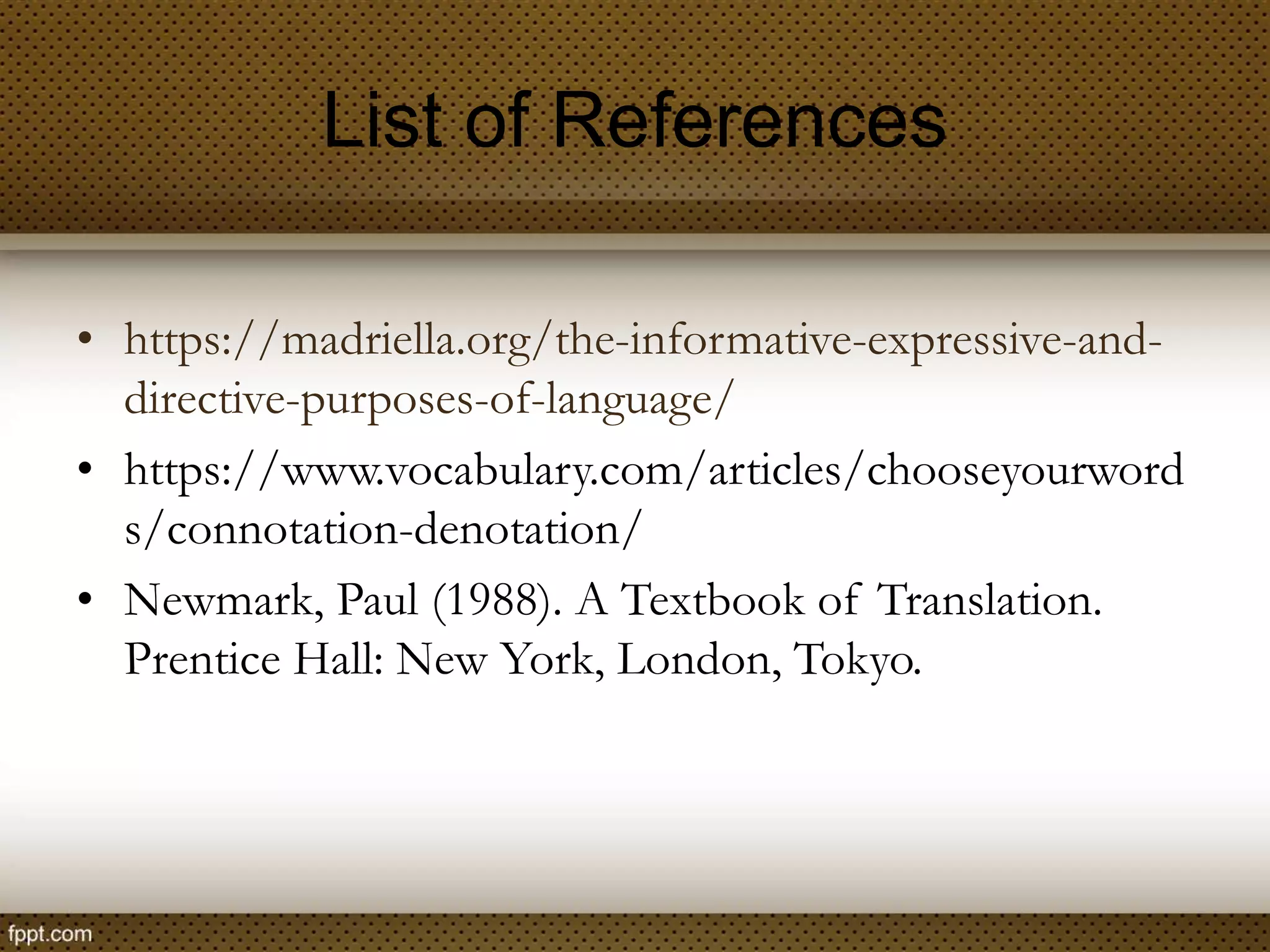 Translation and Language Functions | PPT