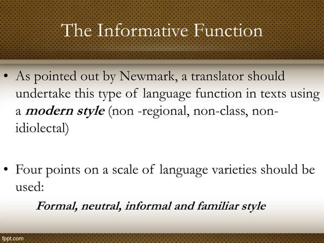 Translation and Language Functions | PPT