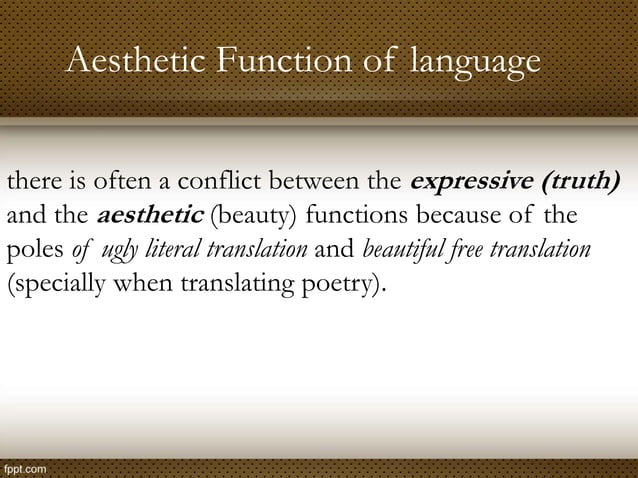 Translation and Language Functions | PPT