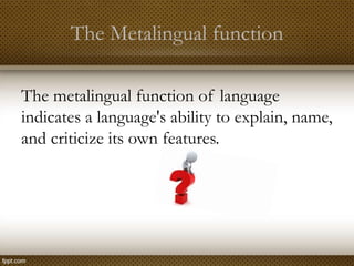 Translation and Language Functions | PPT