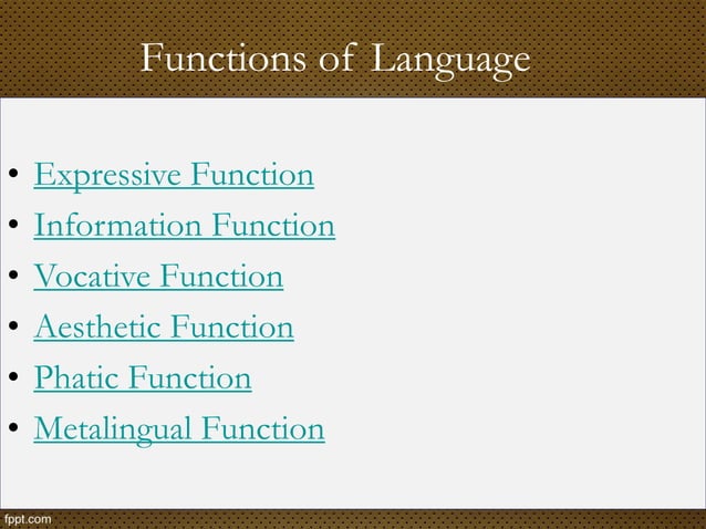 Translation and Language Functions