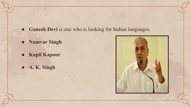 “Translation and literary history an indian view- - ganesh devy | PPTX