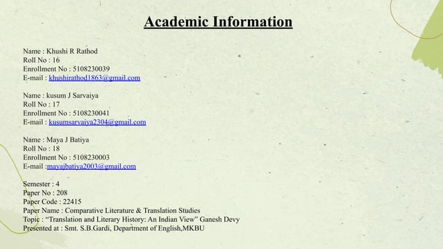 “Translation and Literary History_ An Indian View” Ganesh Devy | PDF