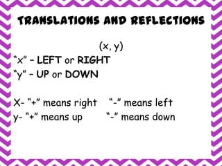Translation and rotations | PPT