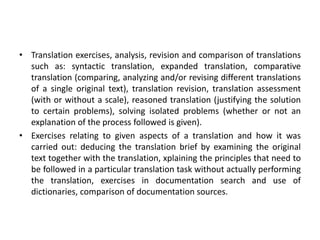 Translation assessment | PPTX