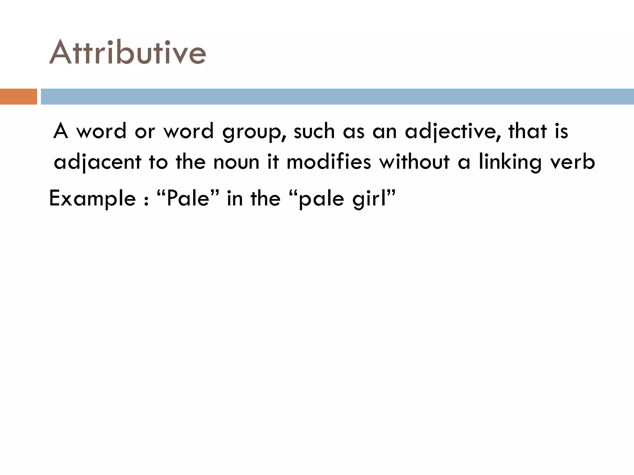 (Translation) attributive and phrase | PPTX