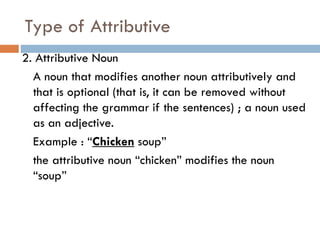 (Translation) attributive and phrase | PPTX
