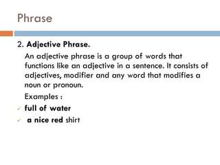 (Translation) attributive and phrase | PPTX