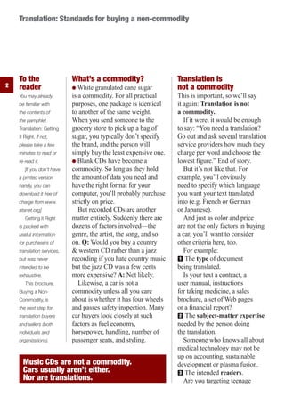 Translation: Buying a non-commodity | PDF | Commodities | Economy