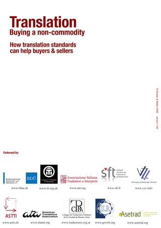 Translation: Buying a non-commodity | PDF | Commodities | Economy