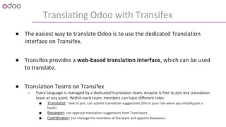 Translation engine in odoo | PPT