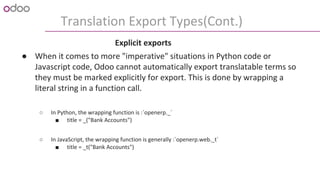Translation engine in odoo | PPT
