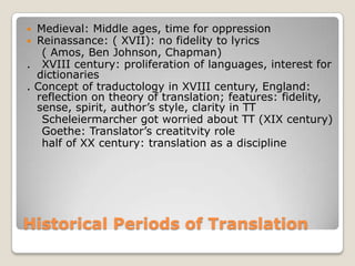 Translation fisrt class ( ppp) | PPT