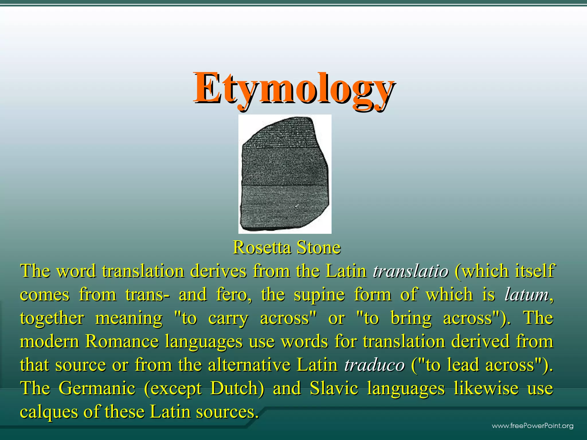 Translation history | PPT