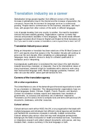 Translation industry as a career.docx
