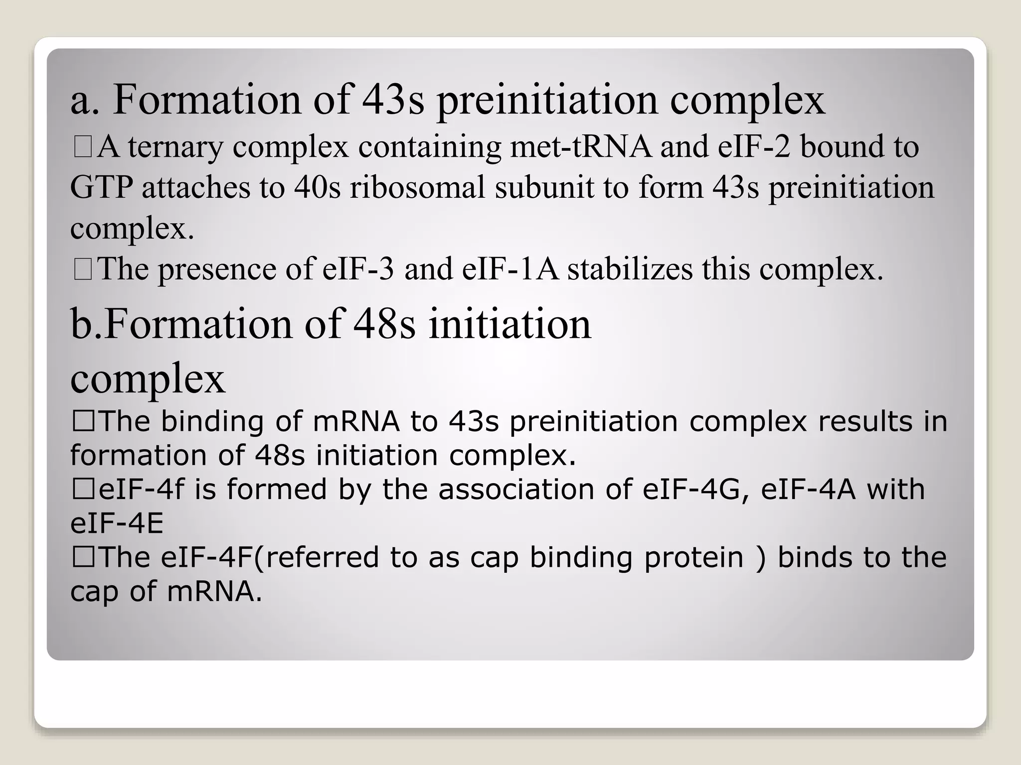 Translation in eukaryotes | PPTX