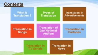 Translation in media | PPTX