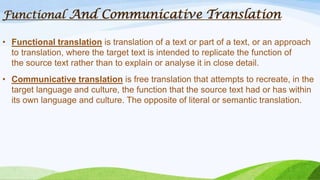 Translation in media | PPTX