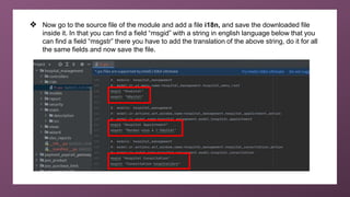 Translation in Odoo 14 | PPT