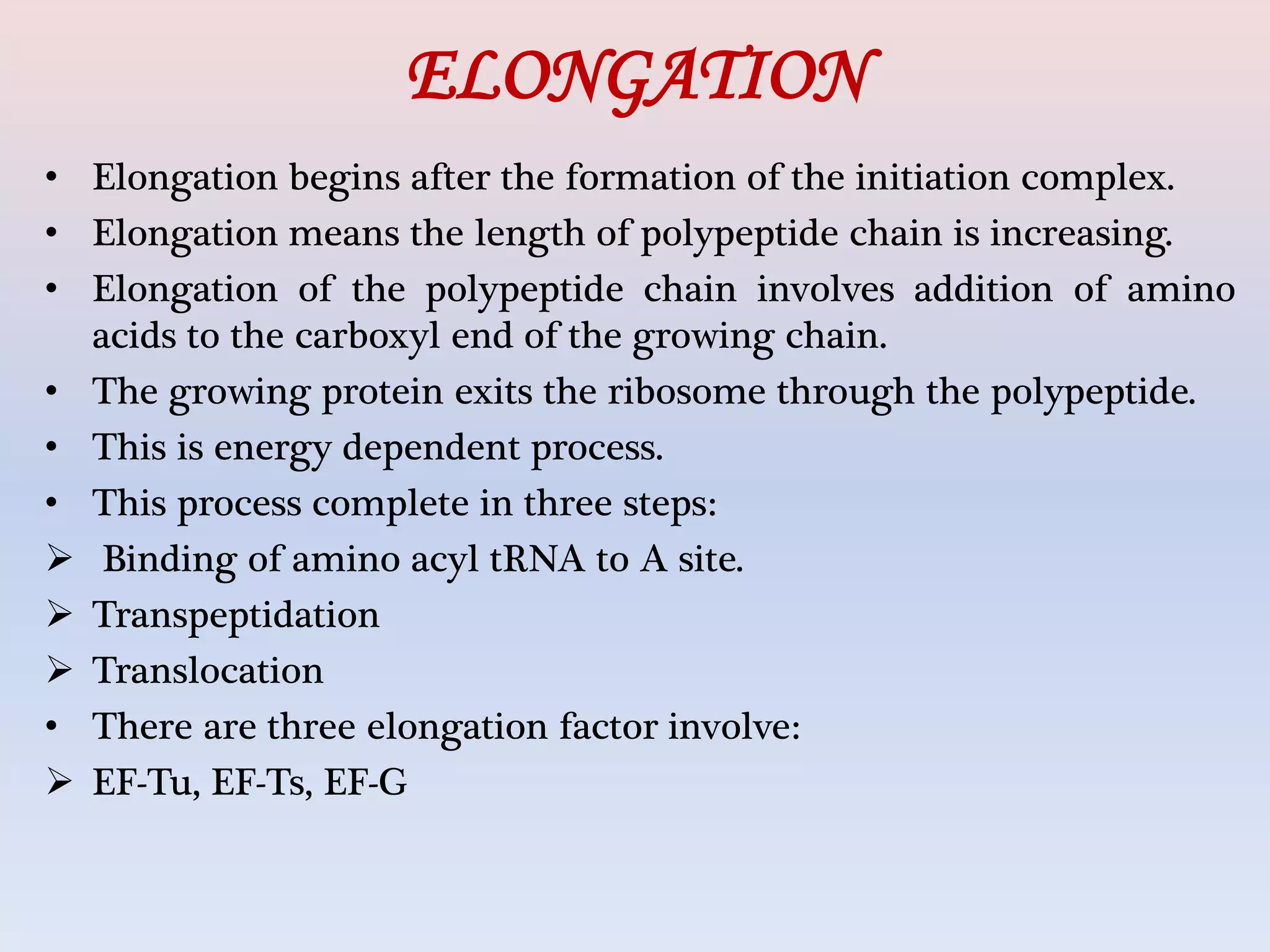Translation in prokaryotes | PPTX