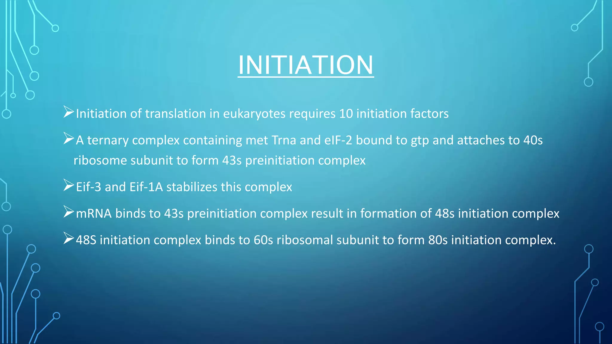 Translation in prokaryotes and eukaryotes | PPTX
