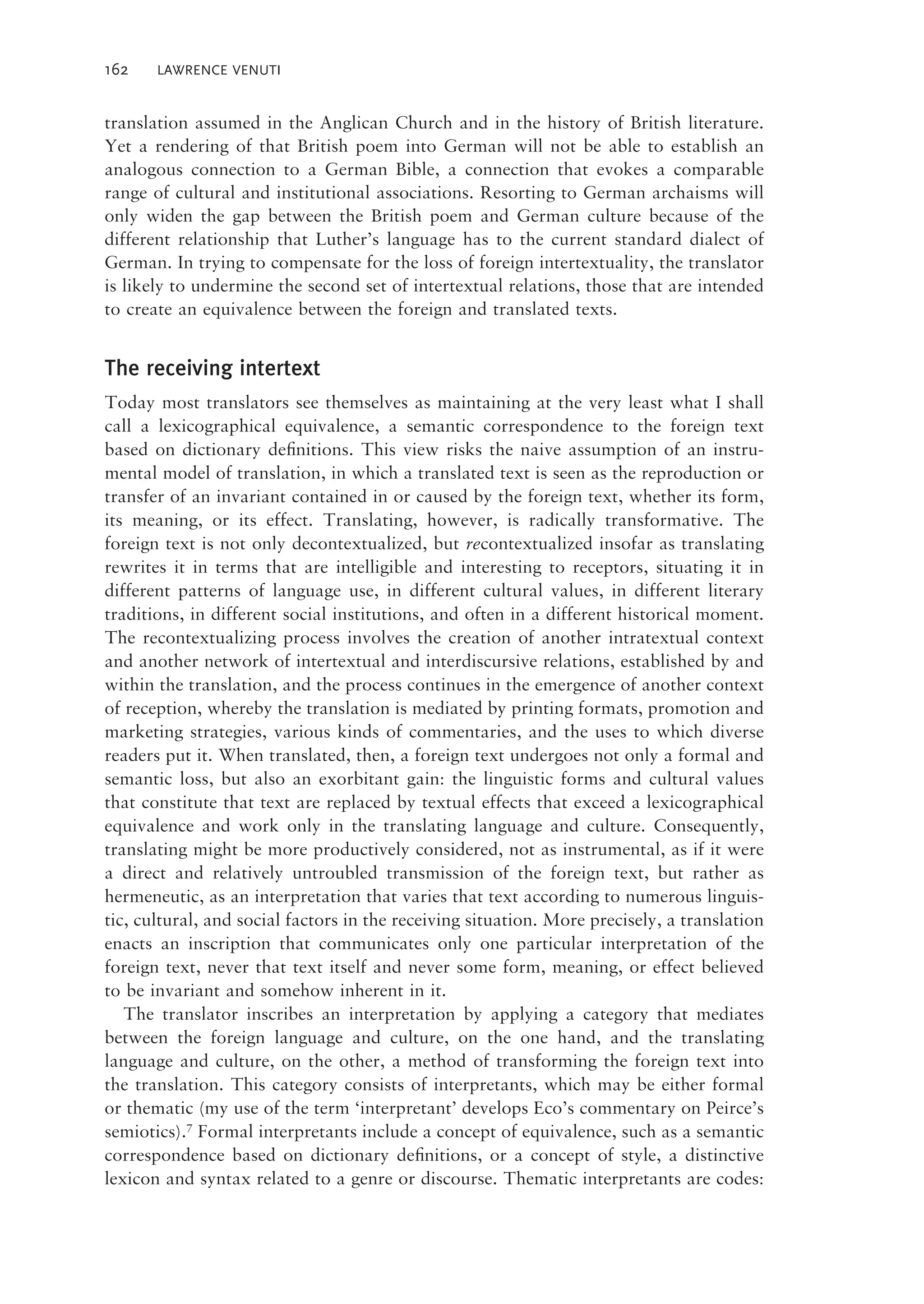 Translation, intertextuality,interpretation | PDF