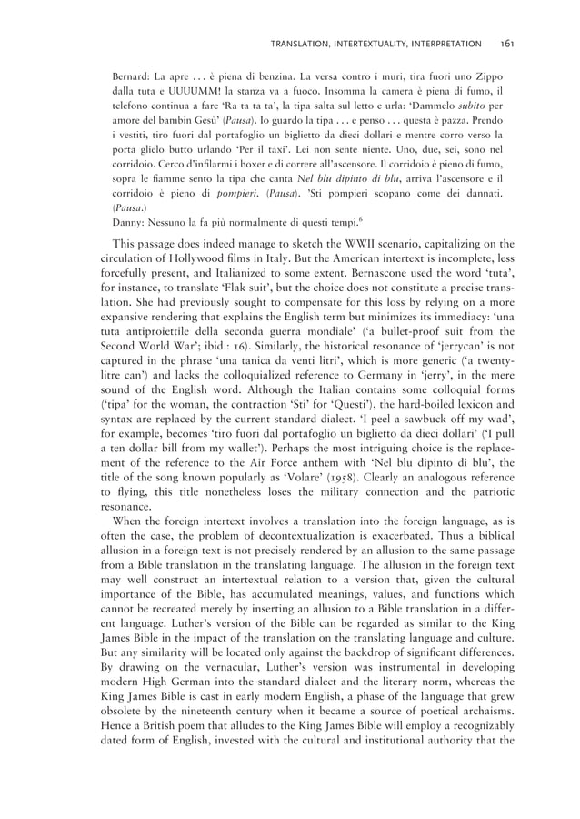 Translation, intertextuality,interpretation | PDF