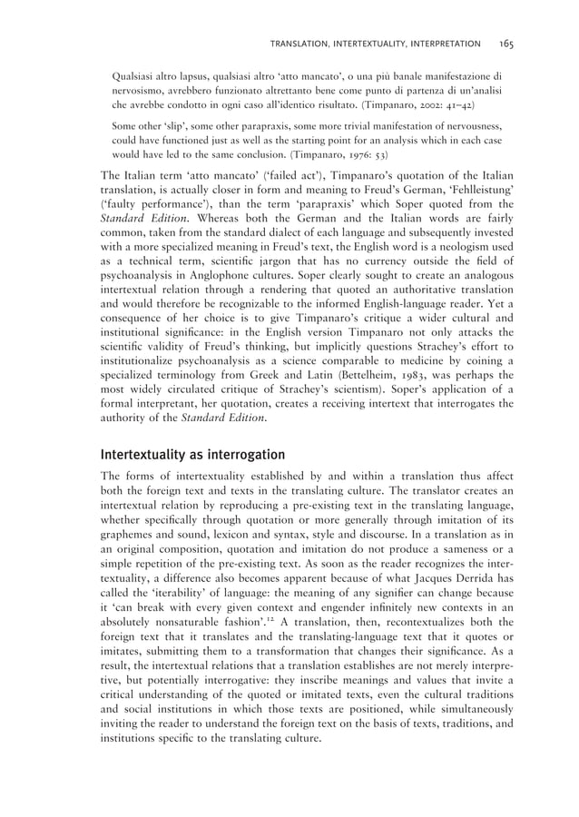Translation, intertextuality,interpretation | PDF