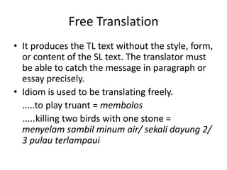 Translation i week 3 by: my lecture Puji sri Rahayu,MA | PPT