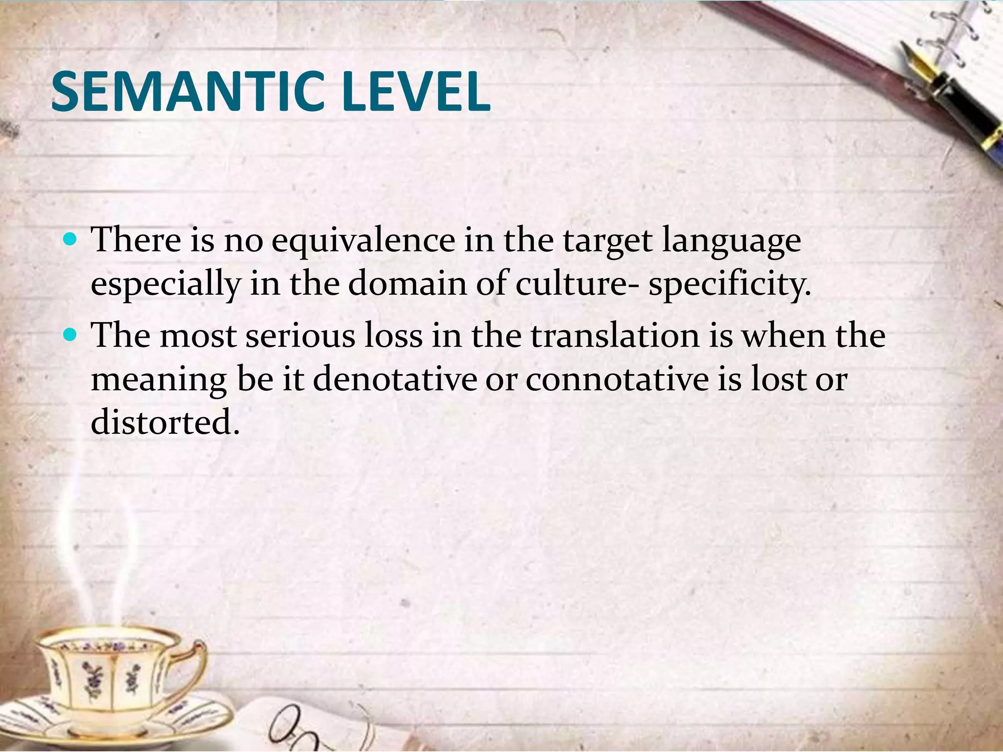 Translation loss and gain | PPTX