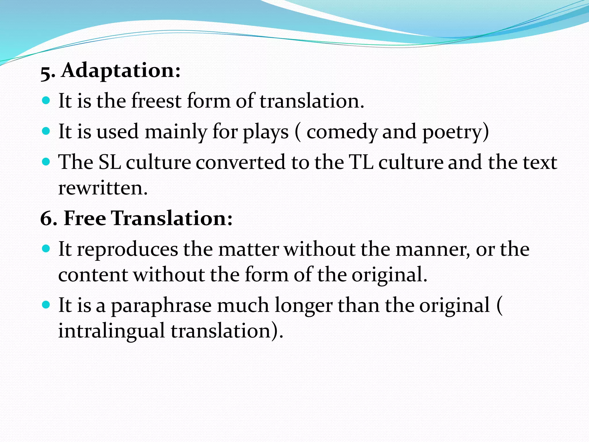 Translation methods | PPTX