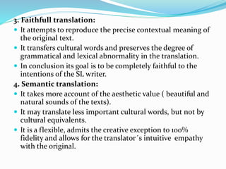 Translation methods | PPTX