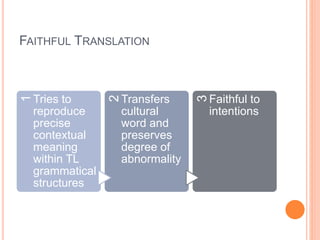 Translation methods | PPT