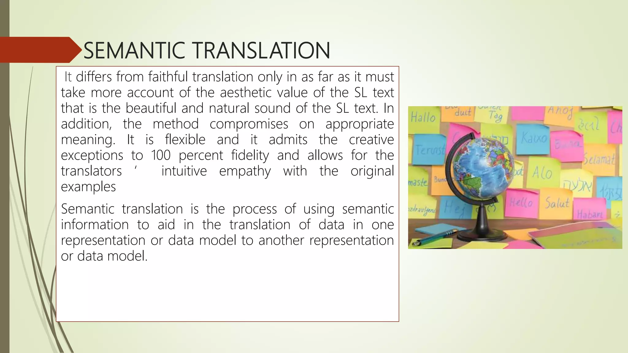 Translation methods | PPTX