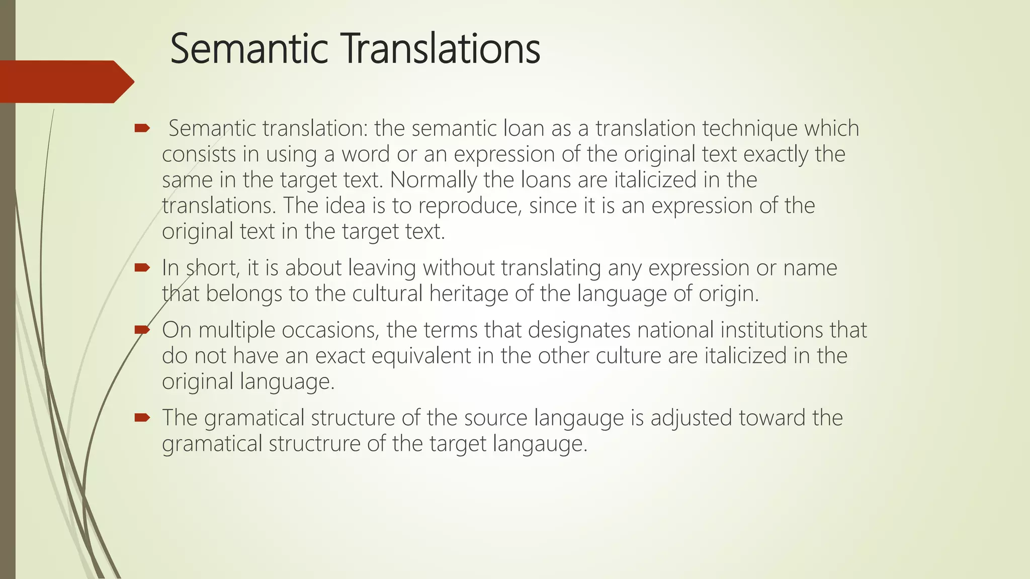 Translation methods | PPTX