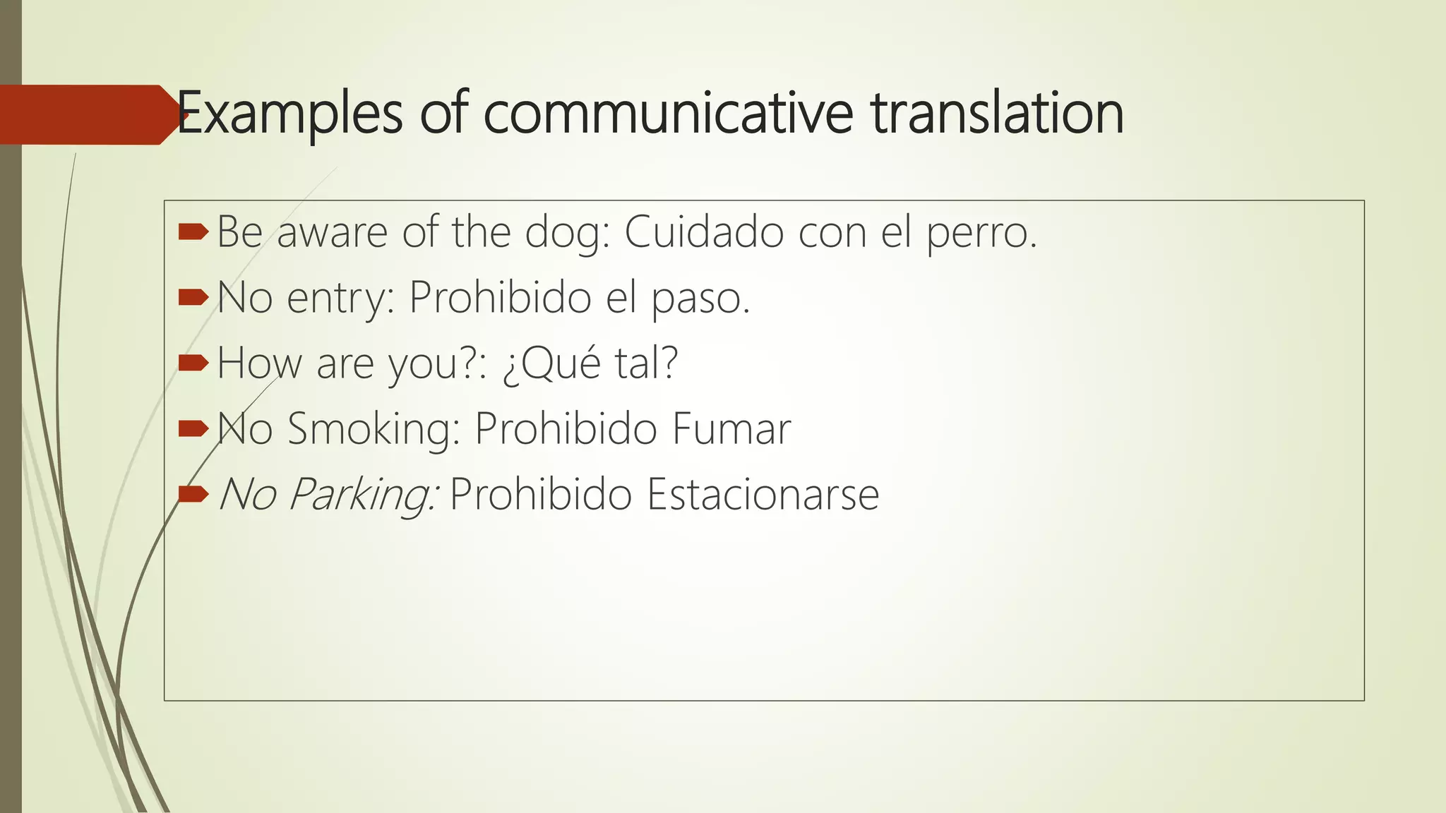 Translation methods | PPTX