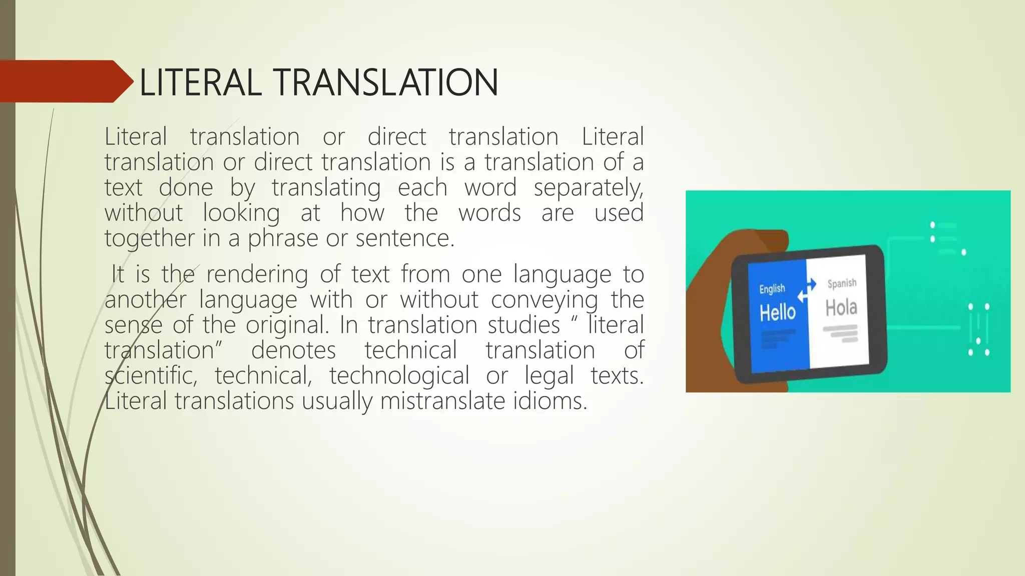 Translation methods | PPTX