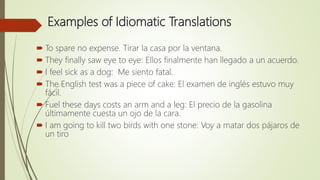 Translation methods | PPTX