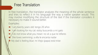 Translation methods | PPTX