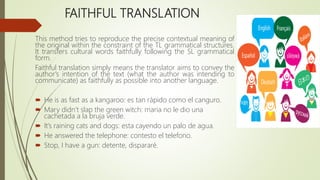 Translation methods | PPTX