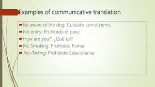 Translation methods | PPT | Free Download