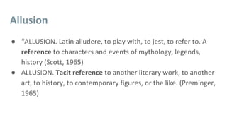 Translation of Allusions | PDF