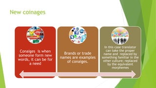 Translation of neologisms | PPT