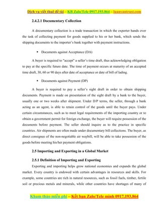 Translation of payment terms in the international business contract in ...
