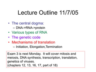 Translation of Proteins.ppt