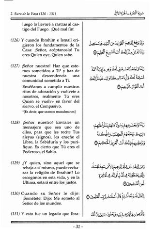 Translation of the meaning of the holy quran in spanish | PDF