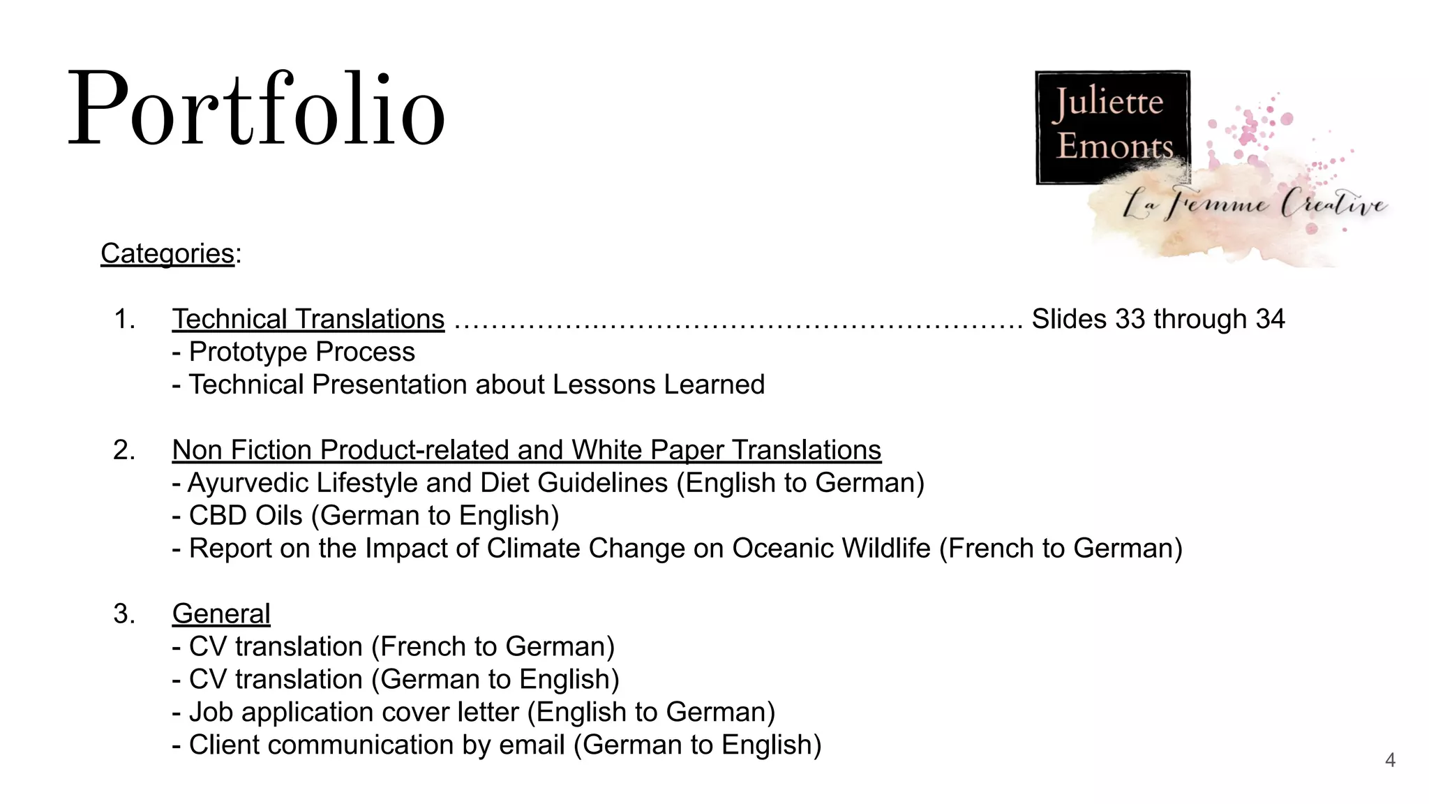 Translation Portfolio | PDF